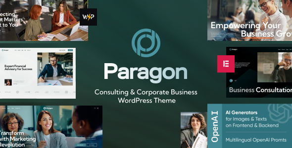 Paragon - Consulting & Corporate Business WordPress Theme by axiomthemes