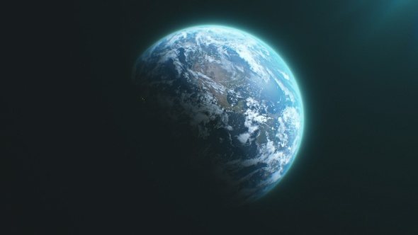 Realistic Planet Earth, Motion Graphics | VideoHive