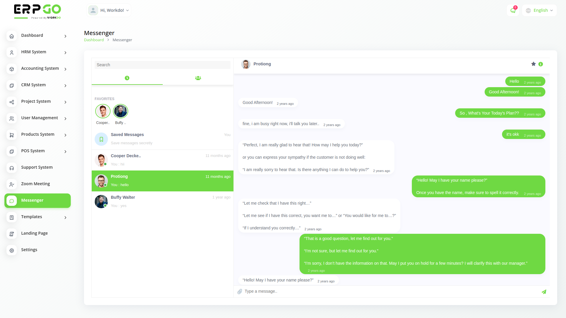 ERPGo - All In One Business ERP With Project, Account, HRM, CRM & POS ...