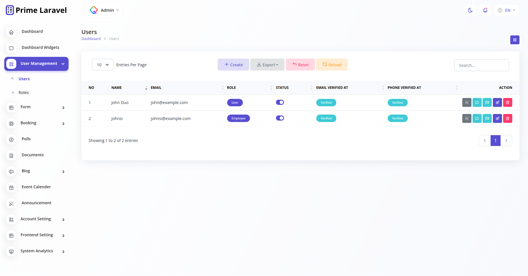 Prime Laravel - Form Builder & Poll Management System by Quebix-Technology