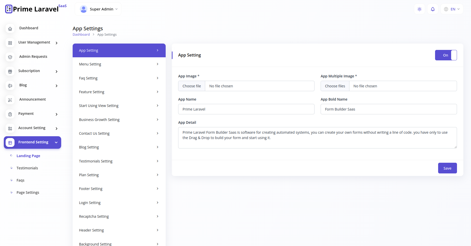 Prime Laravel Saas - Form builder & Poll Management System by Quebix-Technology