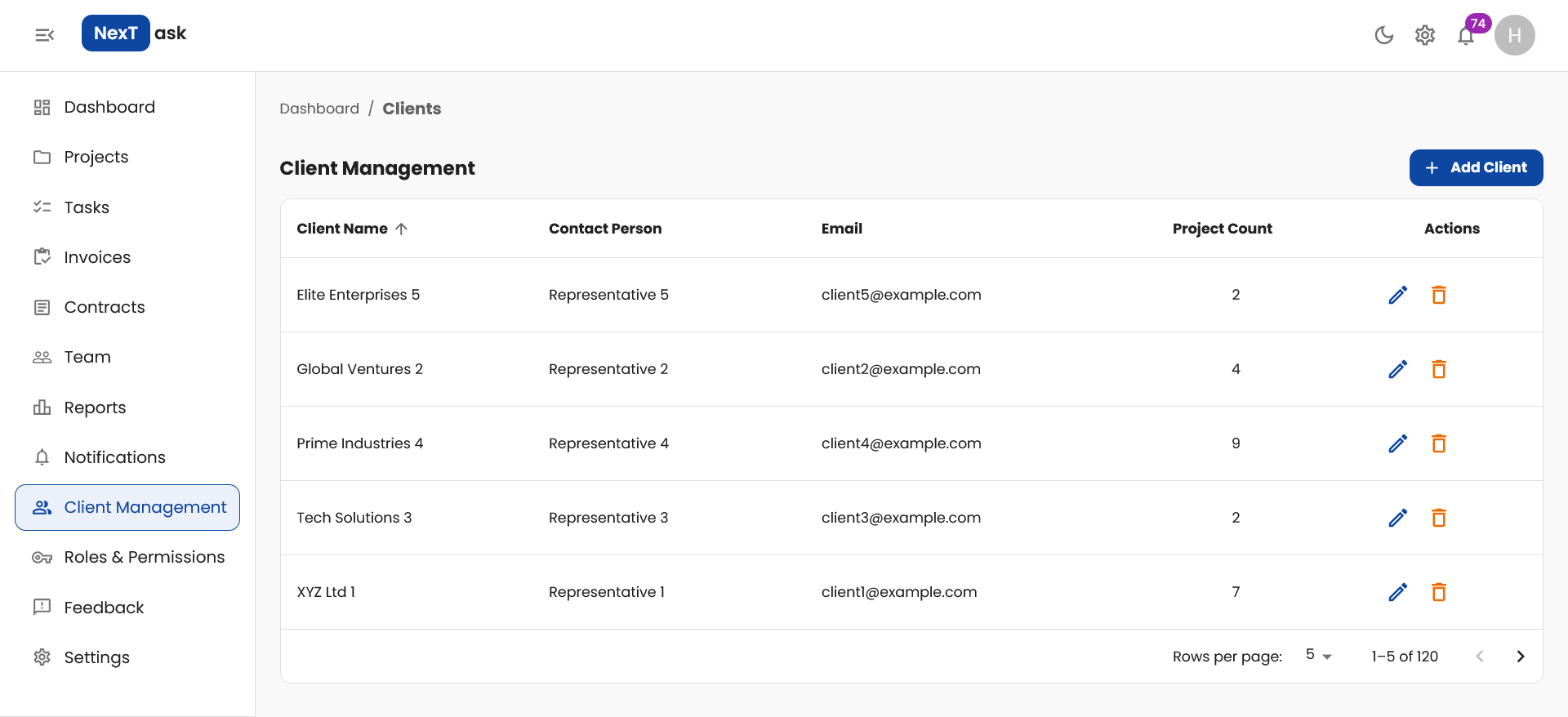 Nextask Project Management Nextjs React Kit By Husnainakhtar06 Codecanyon