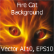 Fire Cat Background, Vectors | GraphicRiver