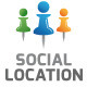 Social Location Pin Logo Template, Logo Templates | GraphicRiver