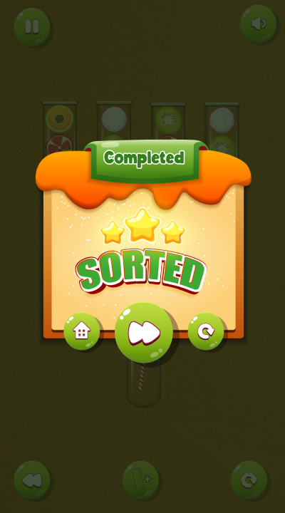 Sorting Fruits Game—Puzzle Game, Color Sort Game—HTML5, Android | Construct 3 by haveasoft