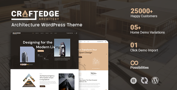 CraftEdge - Architecture WordPress Theme by zozothemes | ThemeForest