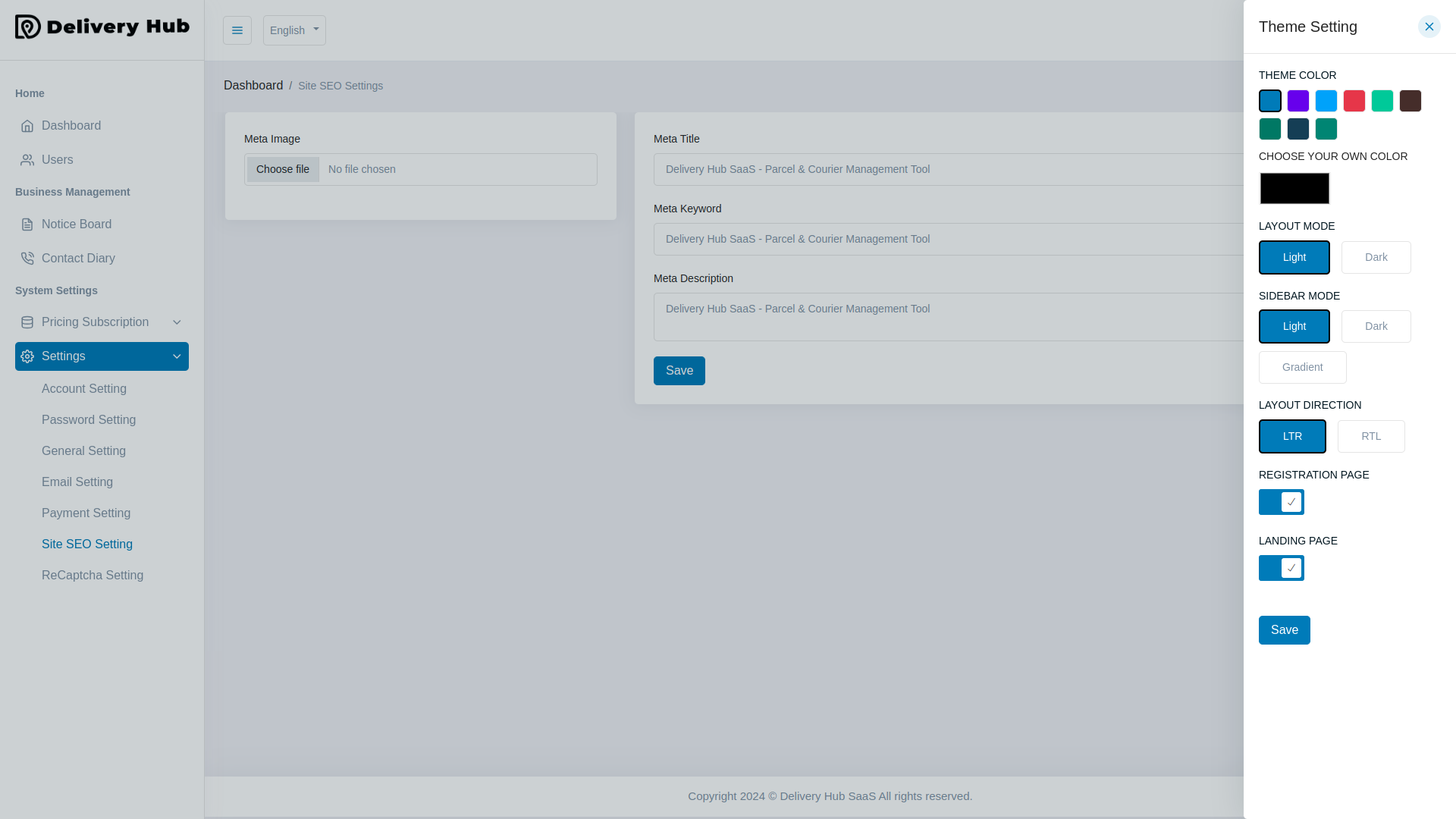 Delivery Hub SaaS - Parcel & Courier Management Tool by smartwebinfotech