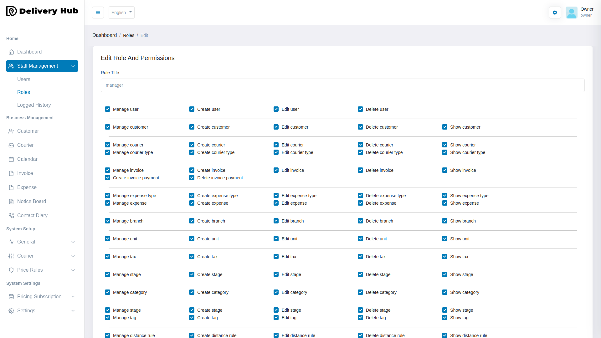 Delivery Hub SaaS - Parcel & Courier Management Tool by smartwebinfotech