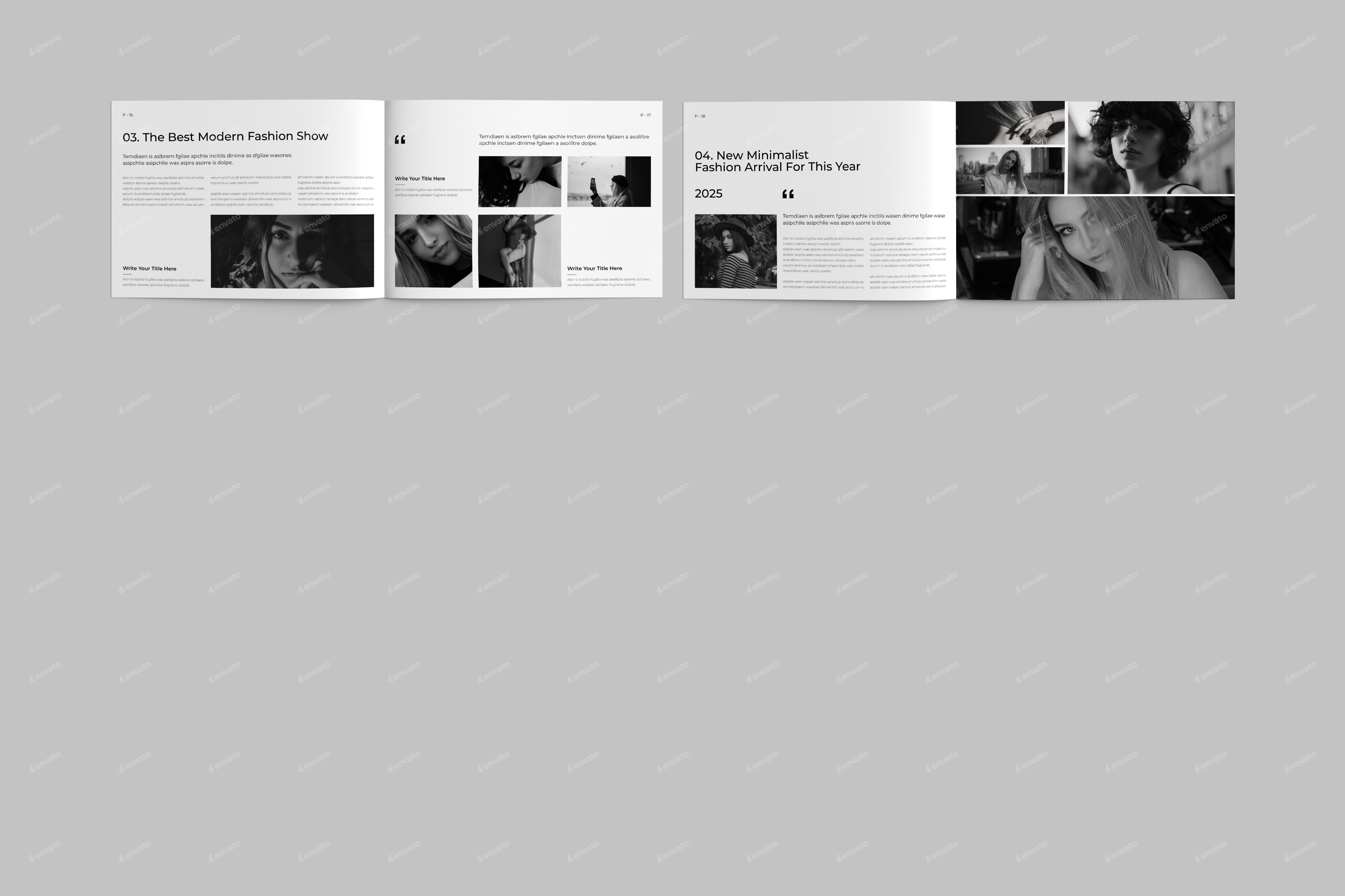 Magazine Template Landscape, Print Templates | GraphicRiver