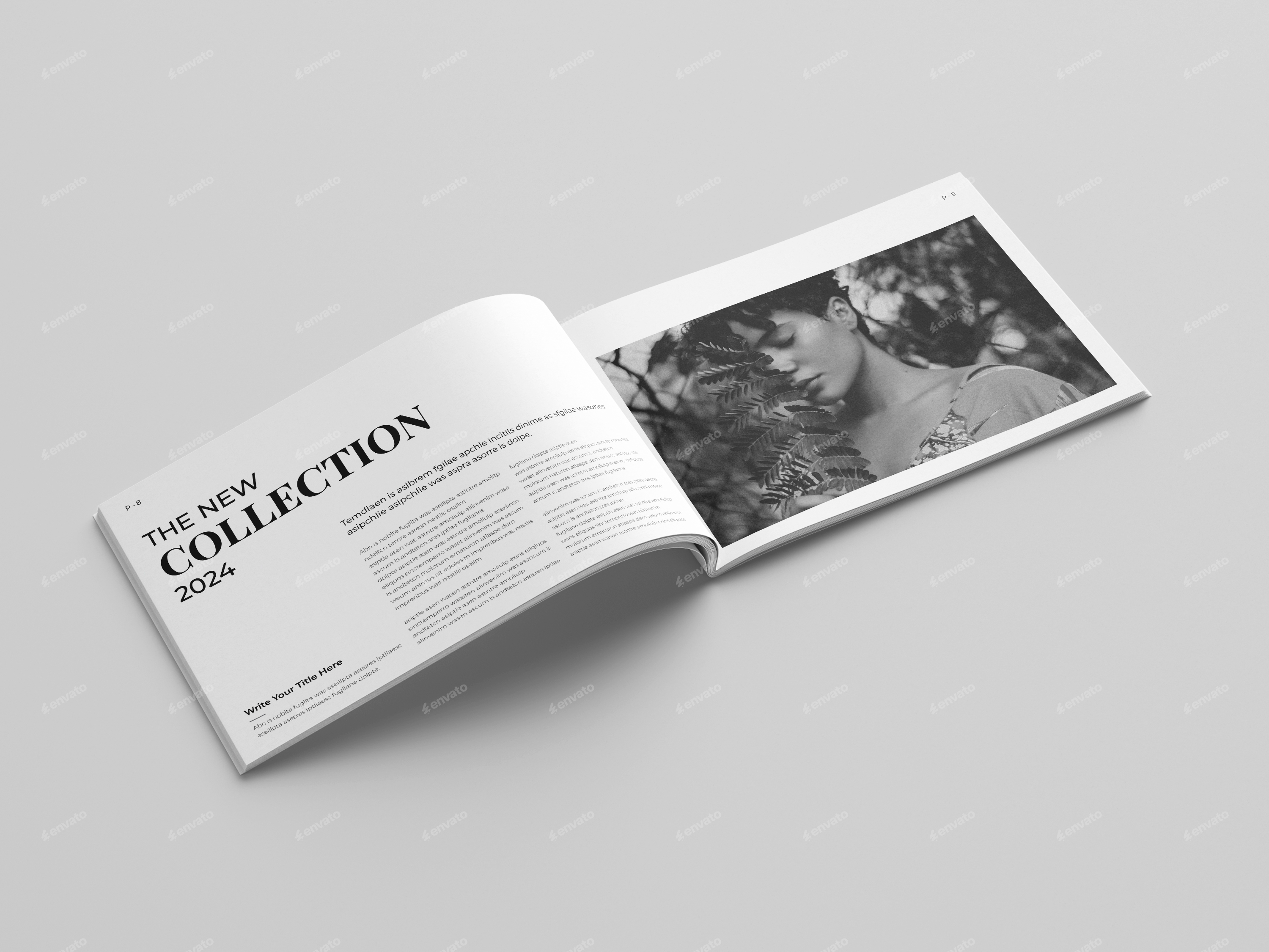 Magazine Template Landscape, Print Templates | GraphicRiver