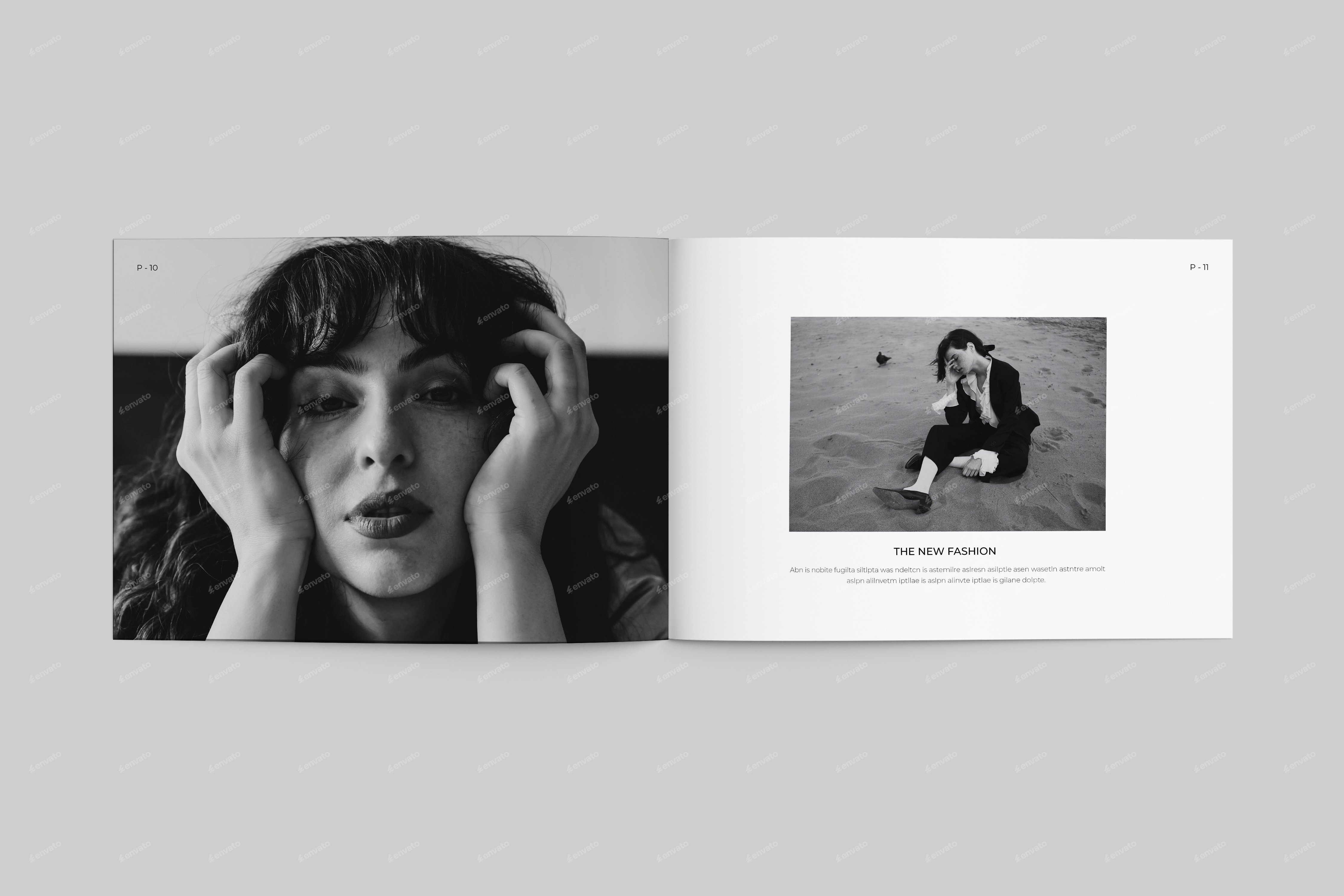 Magazine Template Landscape, Print Templates | GraphicRiver