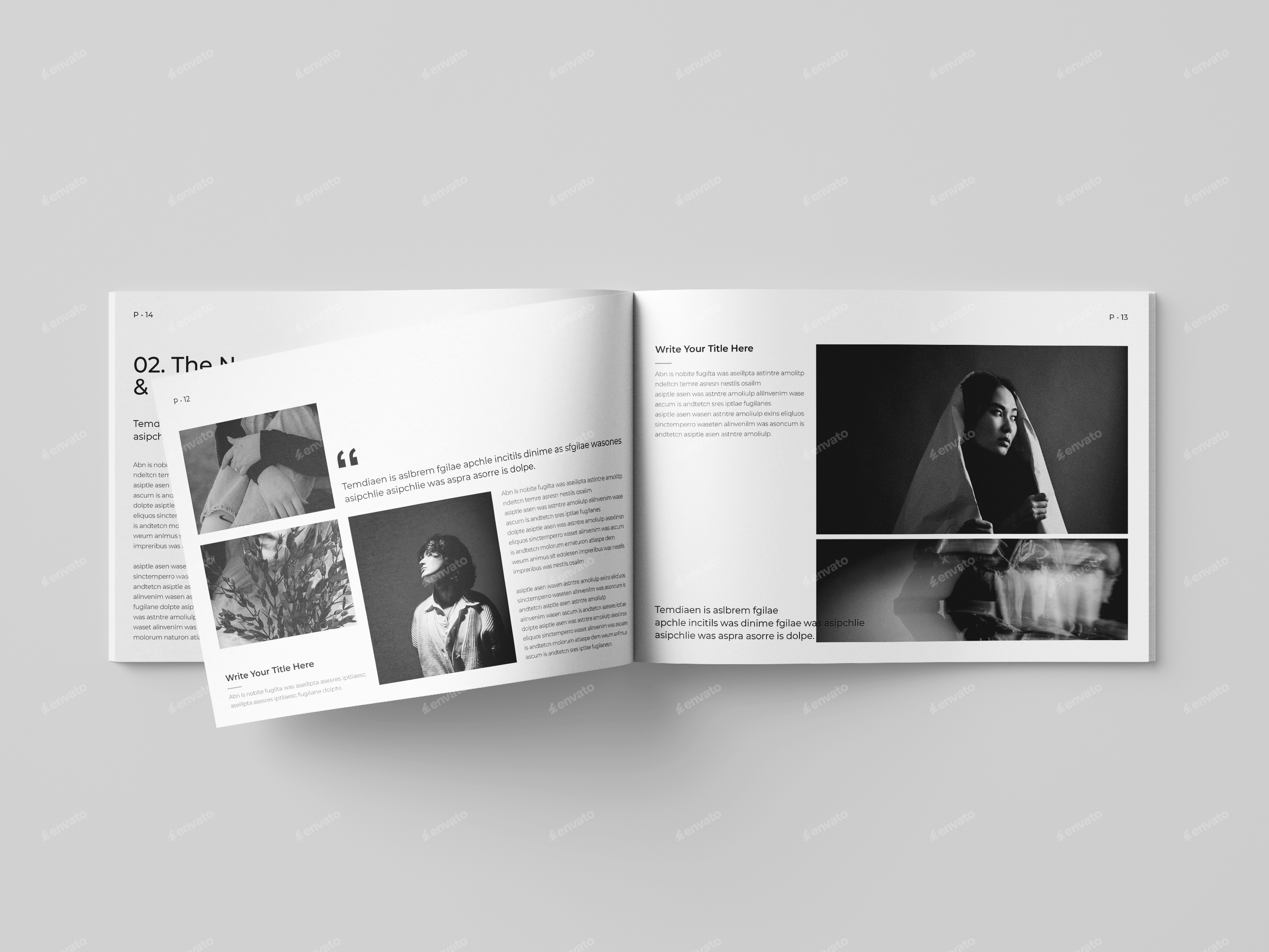 Magazine Template Landscape, Print Templates | GraphicRiver