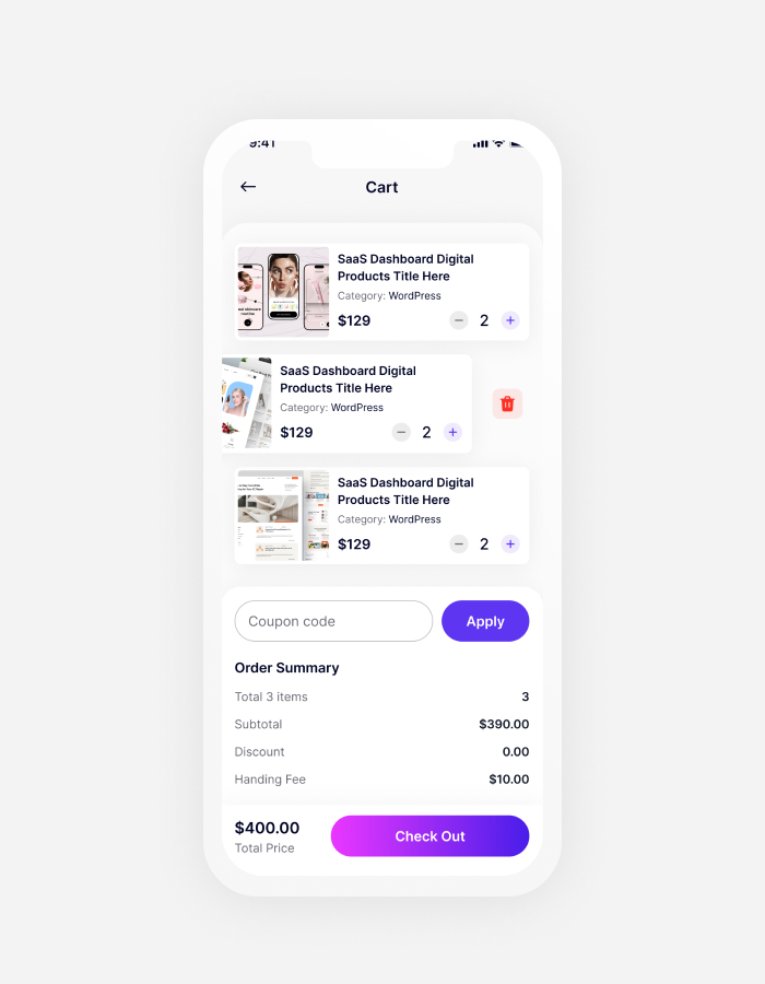 Dpmarket Digital Marketplace Multi Vendor Flutter App Ui Kit Android Ios Mobile App By