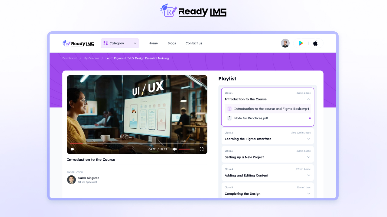 Ready LMS - Complete Learning Management System Websites, Mobile app ...