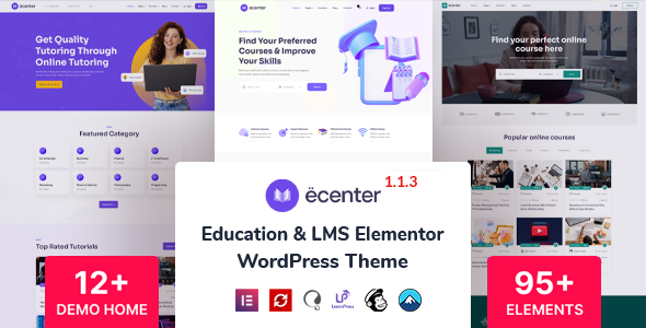 Ecenter - Education WordPress Theme by rs-theme | ThemeForest