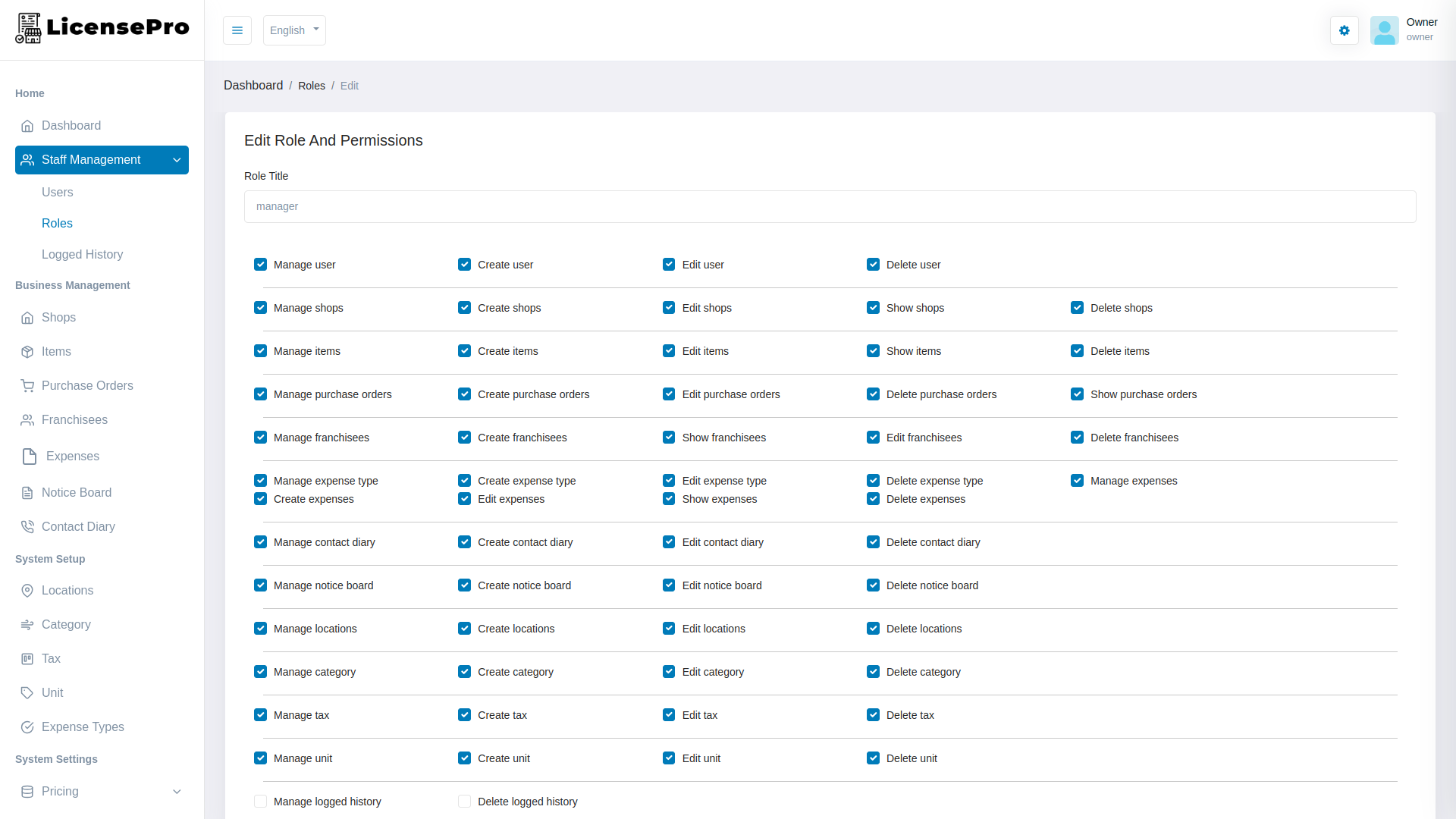 LicensePro SaaS - Franchisee Control Center by smartwebinfotech ...