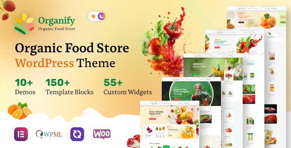 Organify - Organic Food Products WordPress Theme by Case-Themes ...