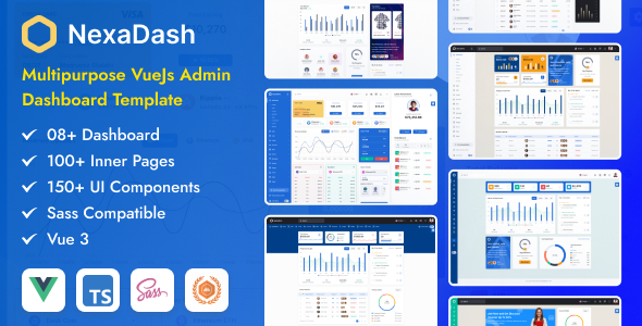 NexaDash - VueJs Admin Dashboard Template by KinixThemes | ThemeForest