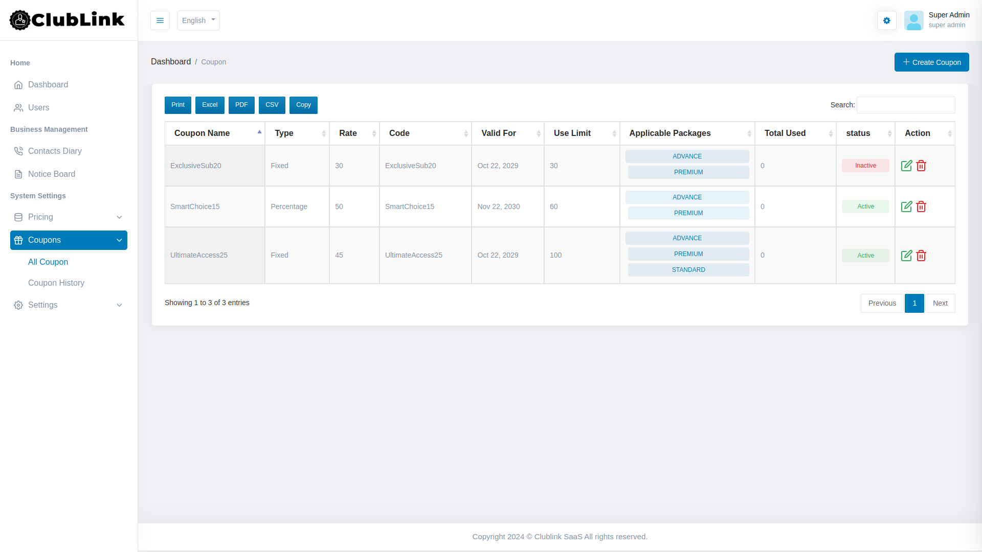 Clublink SaaS - Membership Management Software by smartwebinfotech