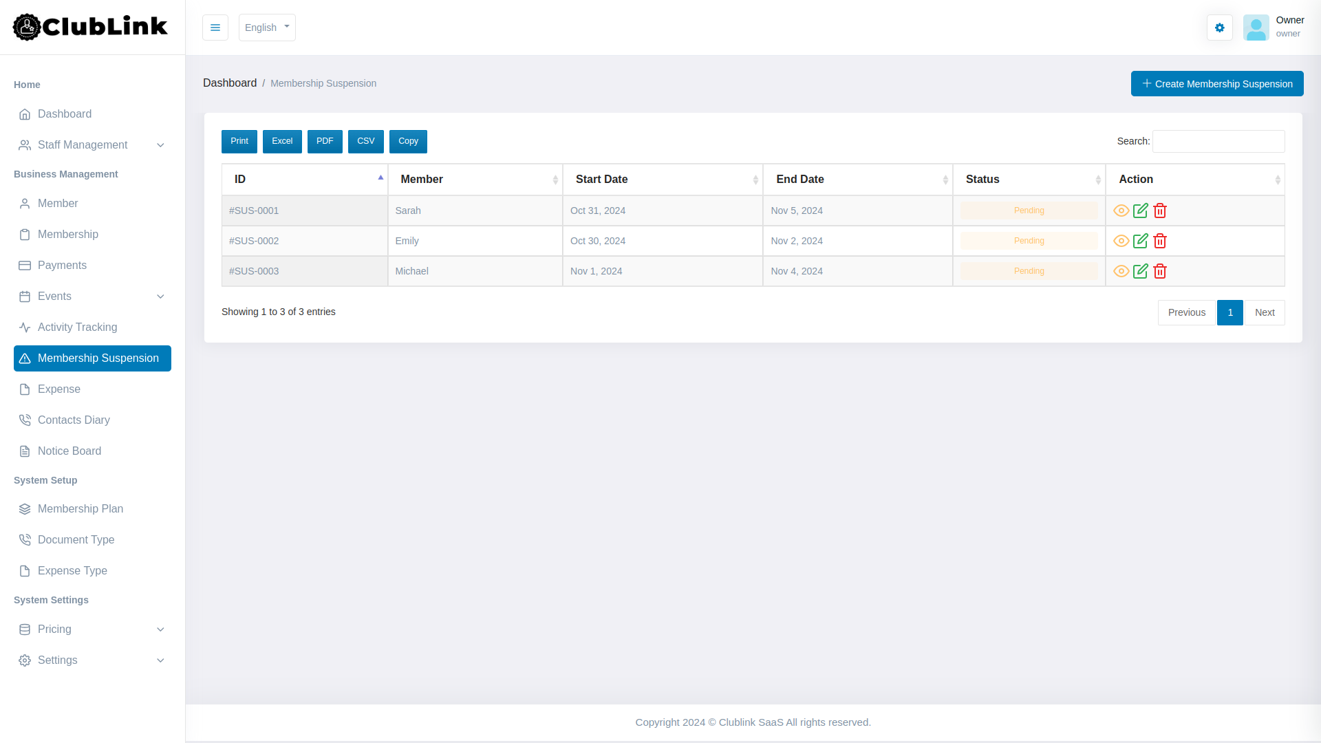 Clublink SaaS - Membership Management Software by smartwebinfotech