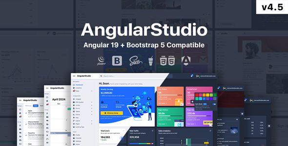 Studio - Angular 19 + HTML Admin Template by SeanTheme | ThemeForest