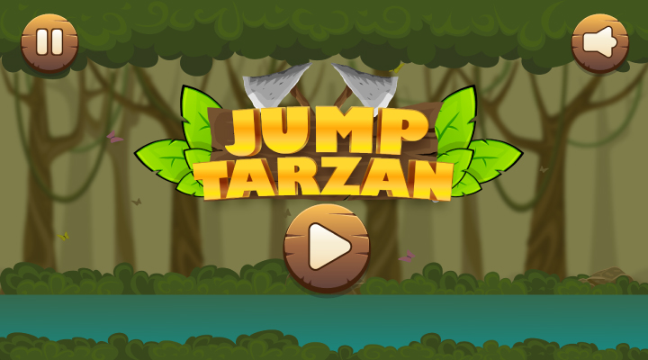 Jump Tarzan Game: Arcade Platformer Game (HTML5 & Android) | Construct 3 by haveasoft