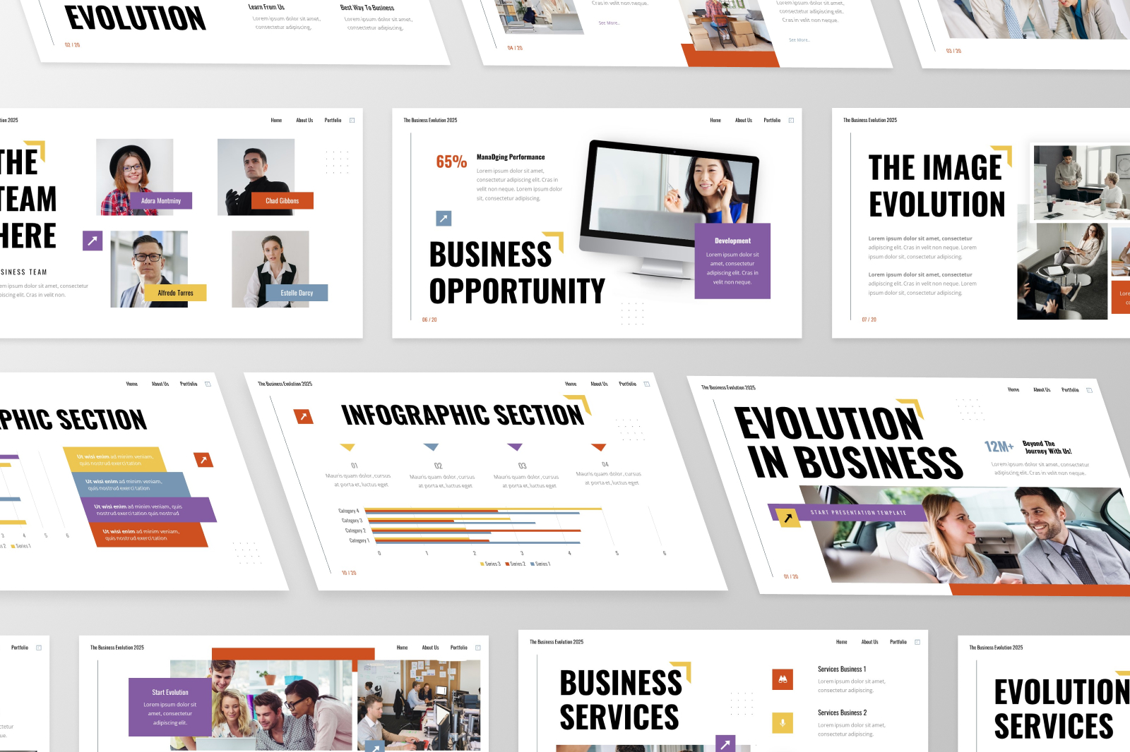 Business Bold - Bold Theme Keynote Template, Presentation Templates