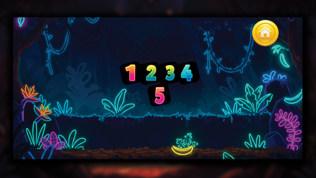 Neon Monkey Rush - Construct 3 Game (HTML5, AdMob, C3P) by freegameassets2d_com