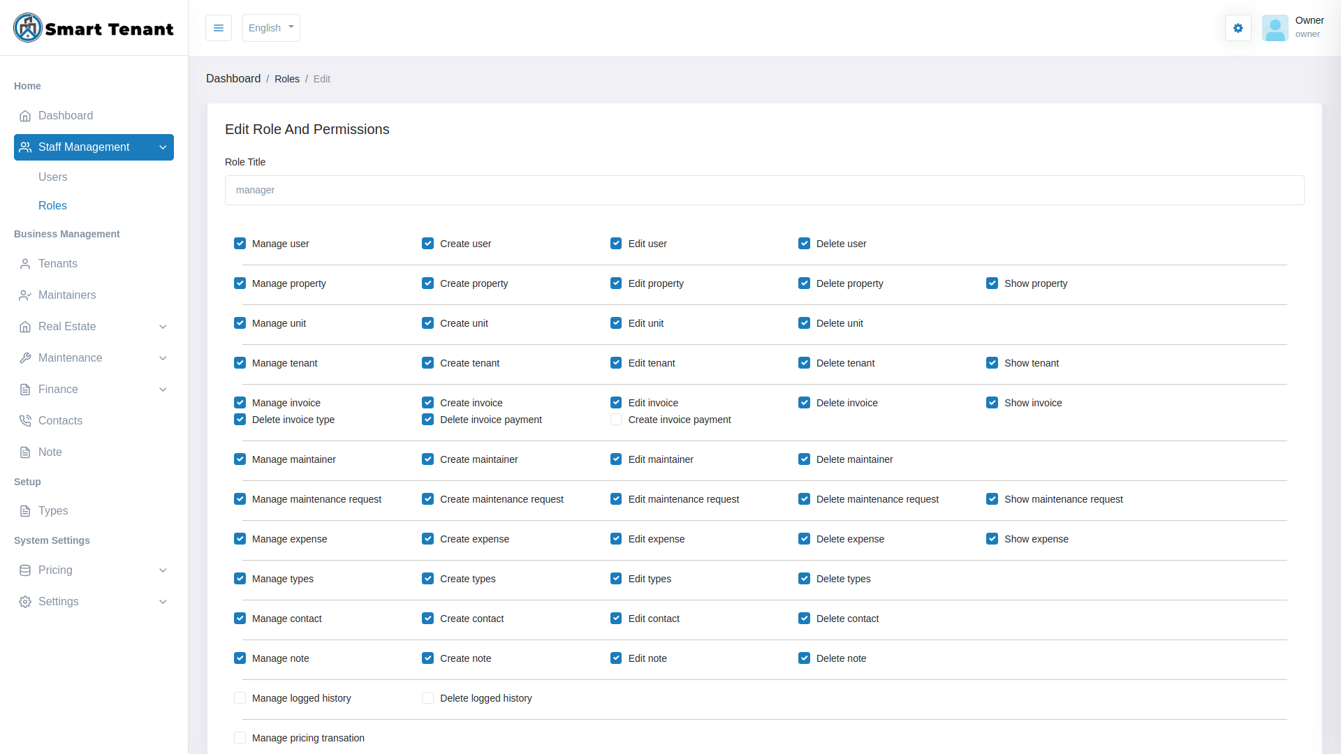 Smart Tenant SaaS - Property Management System by smartwebinfotech