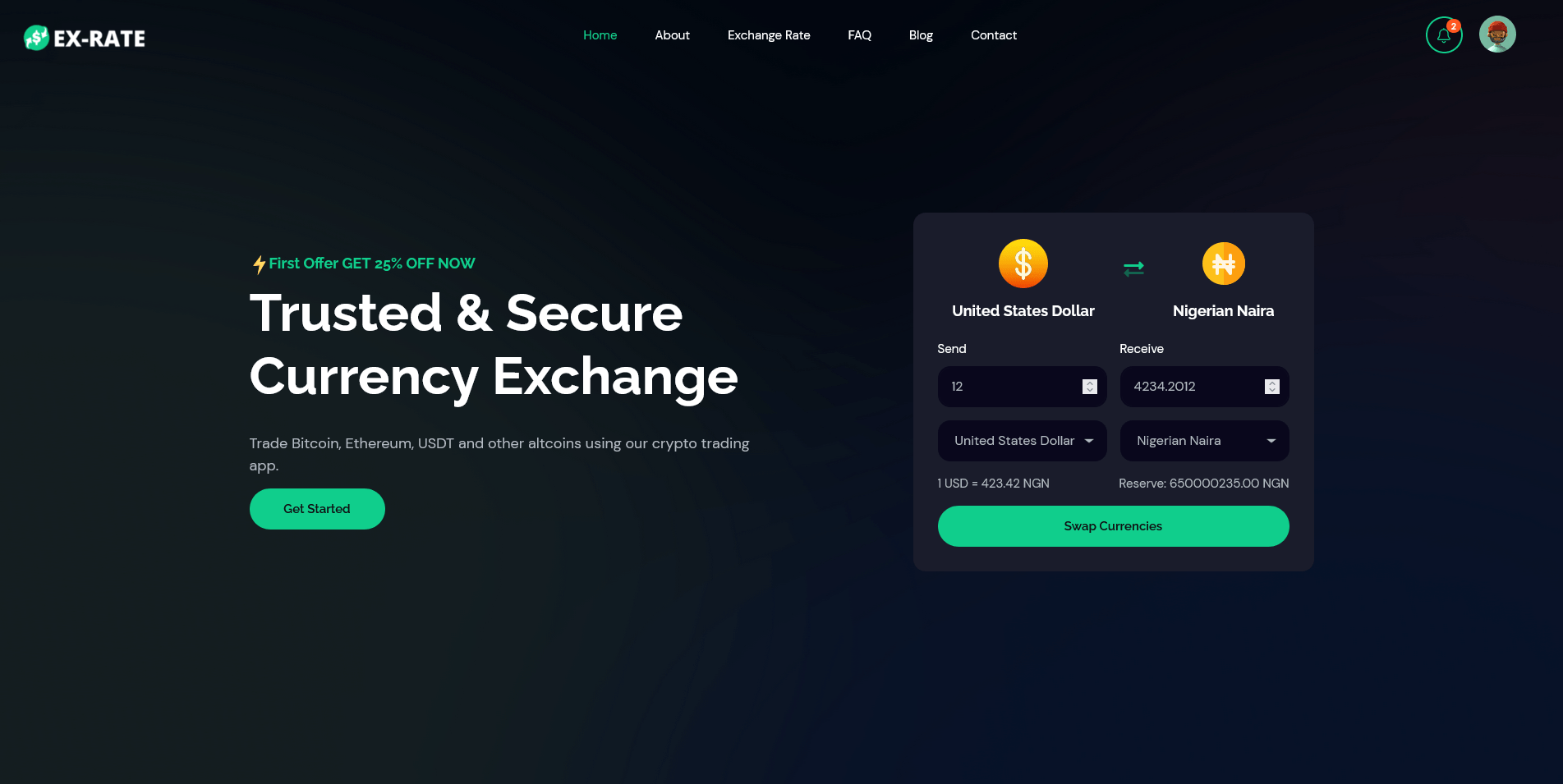 EX-RATE - A Complete Money Exchange PWA Solution by bug-finder | CodeCanyon