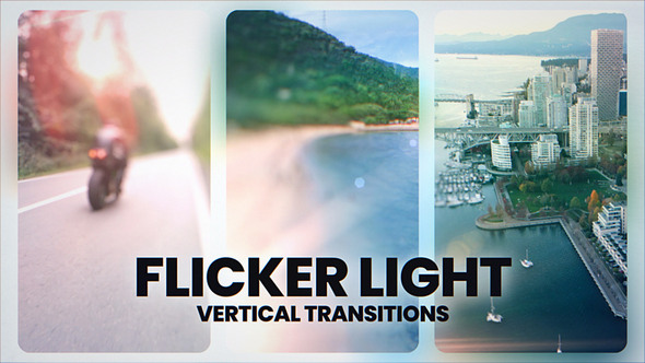 Flicker Light Transitions, After Effects Project Files | VideoHive
