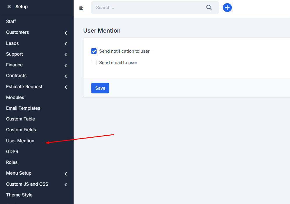 User Mention Module for Perfex CRM by halilaltndg | CodeCanyon
