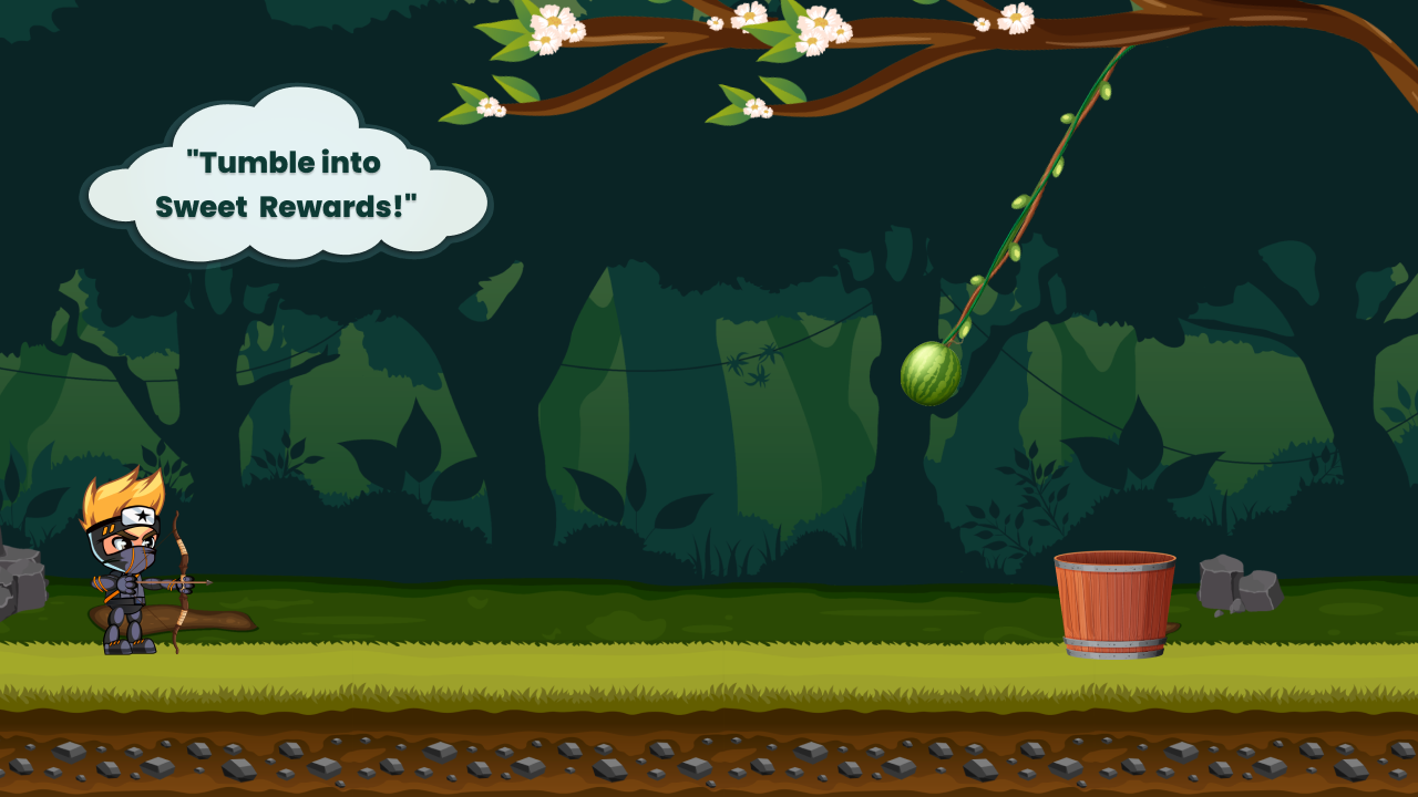 Fruit Tumble - HTML5 Game with Google Admob Integration by Nimboos_Apps