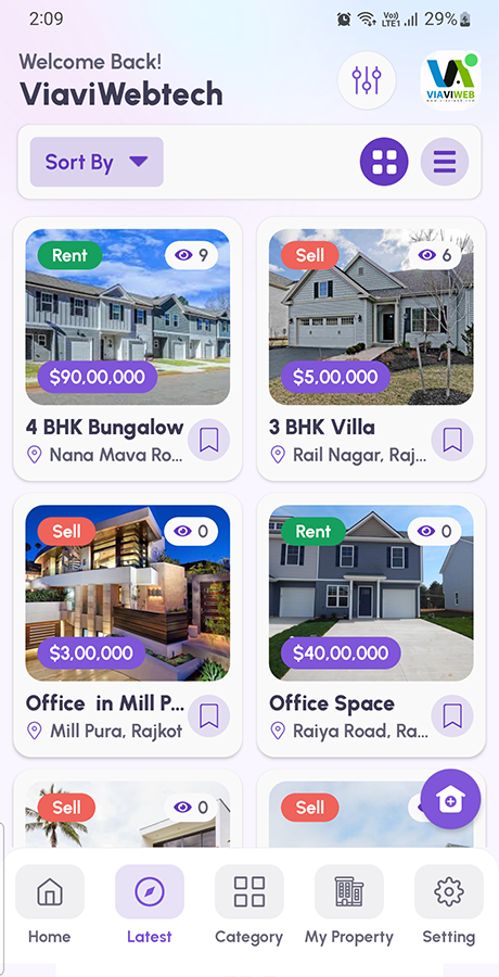 Real Estate Android App - Property Finder, Nearby Search, Buy, Sale ...