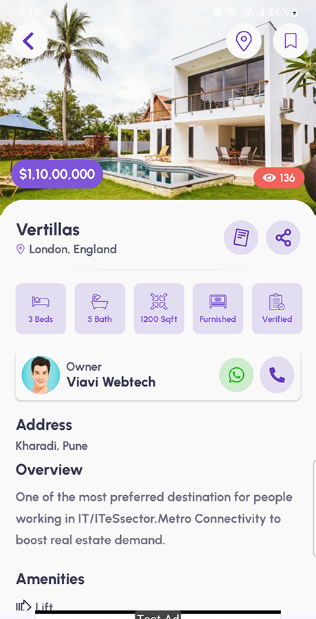 Real Estate Android App - Property Finder, Nearby Search, Buy, Sale ...