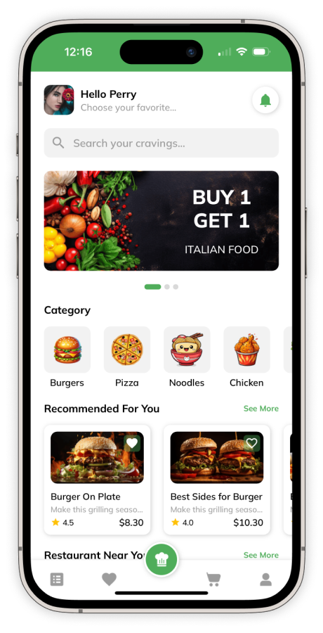 Food Ordering App Template in React Native | Food Delivery App | User App & Delivery App | Foody ...