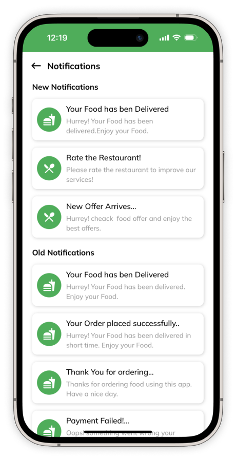 Food Ordering App Template in React Native | Food Delivery App | User App & Delivery App | Foody ...