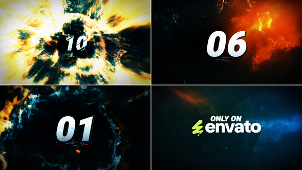 Fire Countdown // Powerful Countdown Opener // Countdown Opener, After ...
