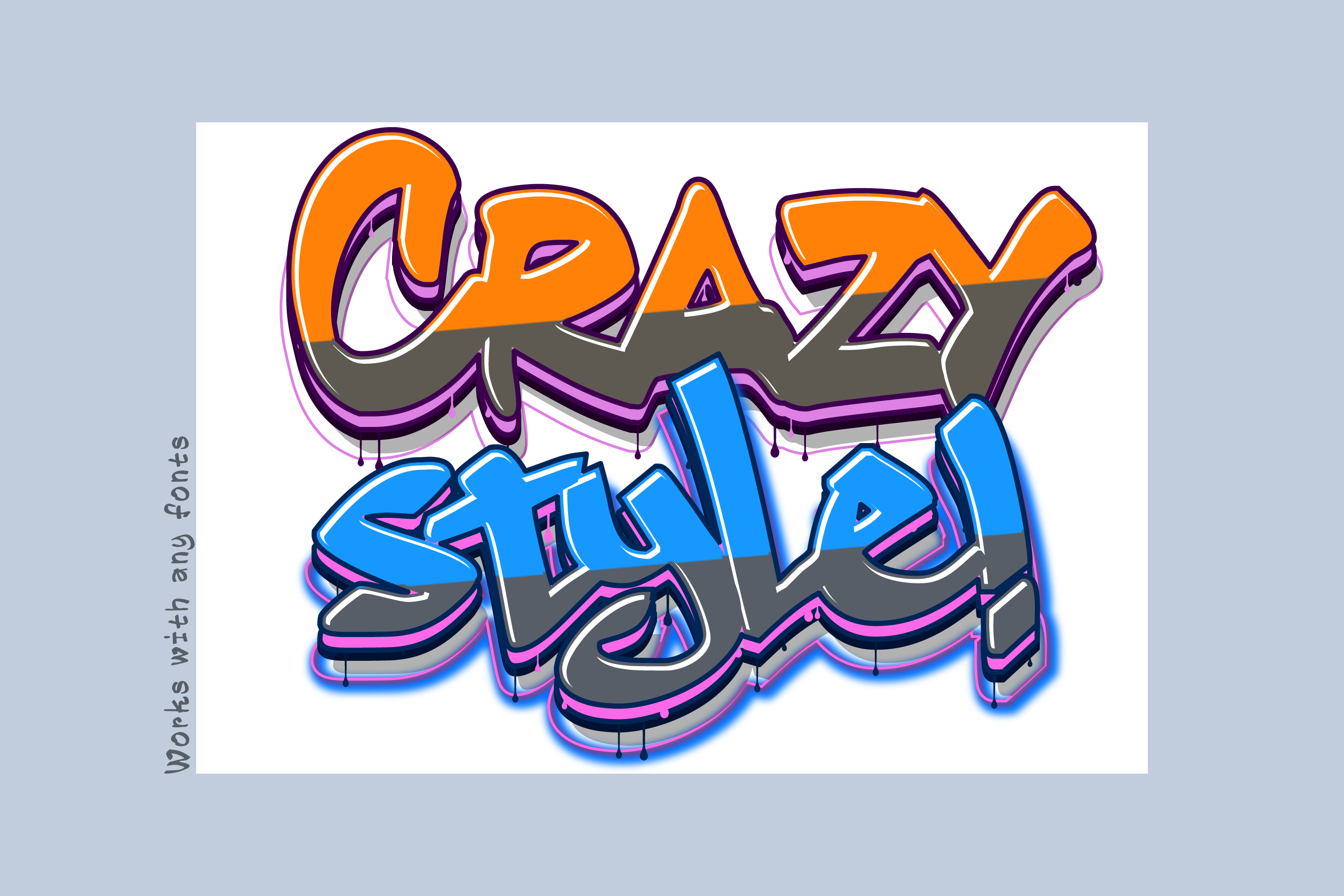 Graffiti Text Effect Vector Graphic Style, Add-ons | GraphicRiver