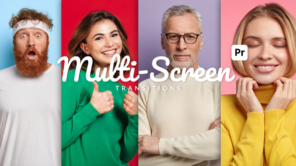 Multi-Screen Transitions for Premiere Pro, Premiere Pro Templates ...