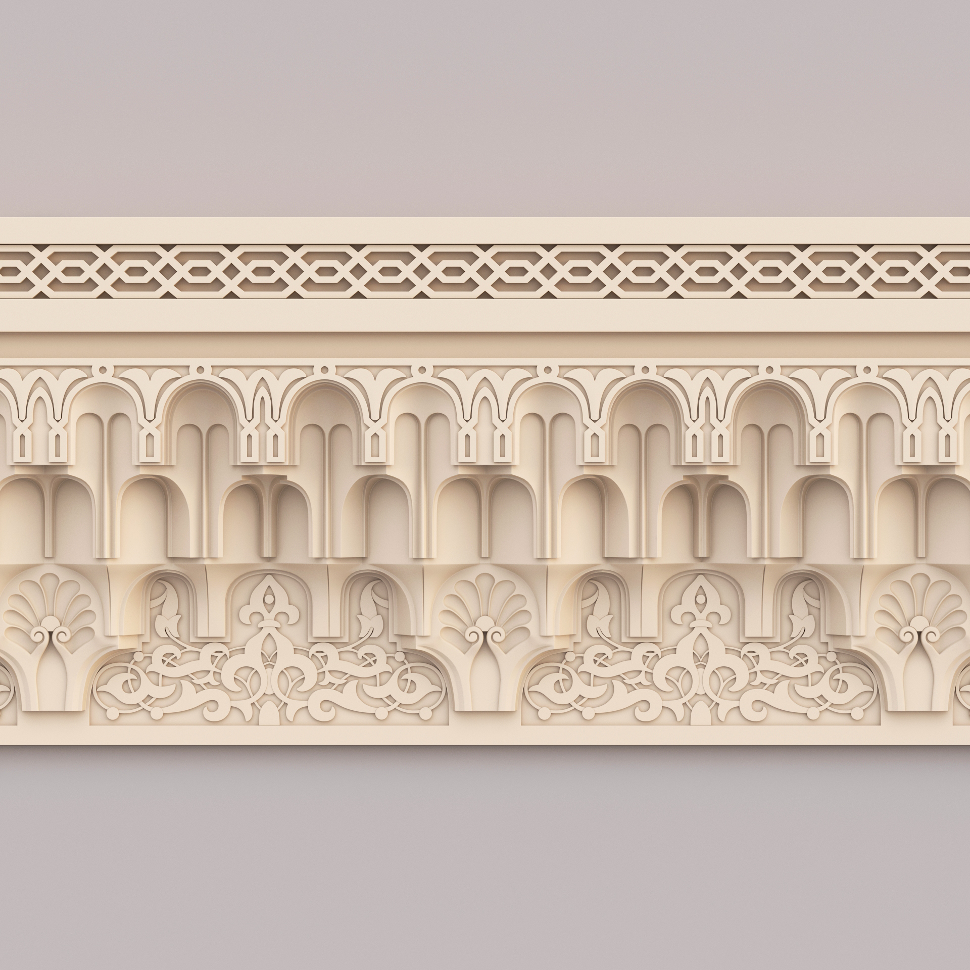 Classic Islamic Cornice 006 by Elshan_3d_artist | 3DOcean