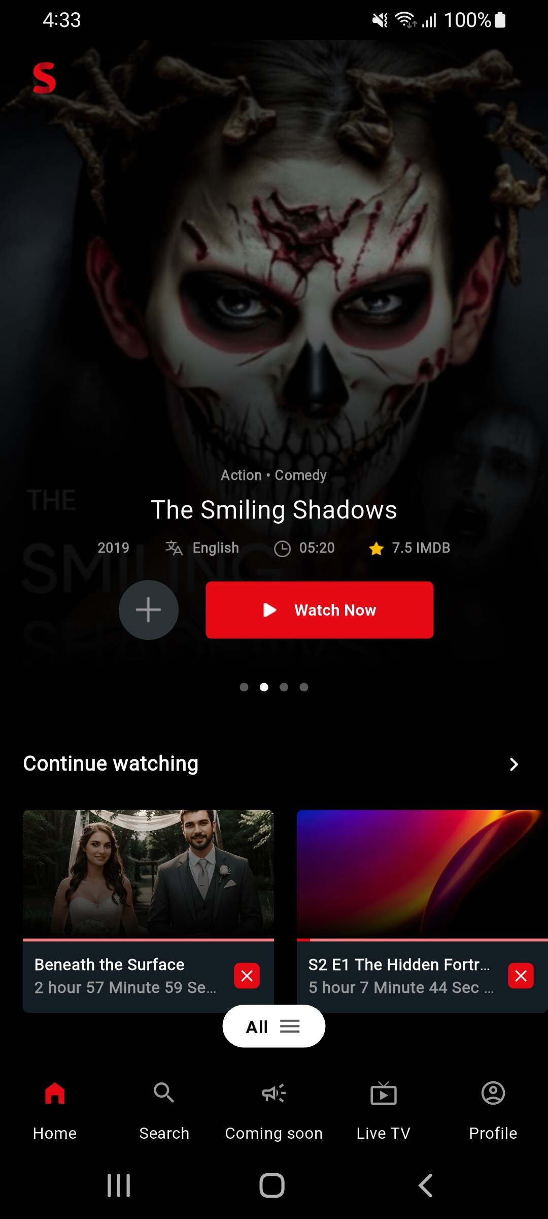 Streamit - OTT Streaming Flutter App (Add-on) by iqonicdesign | CodeCanyon