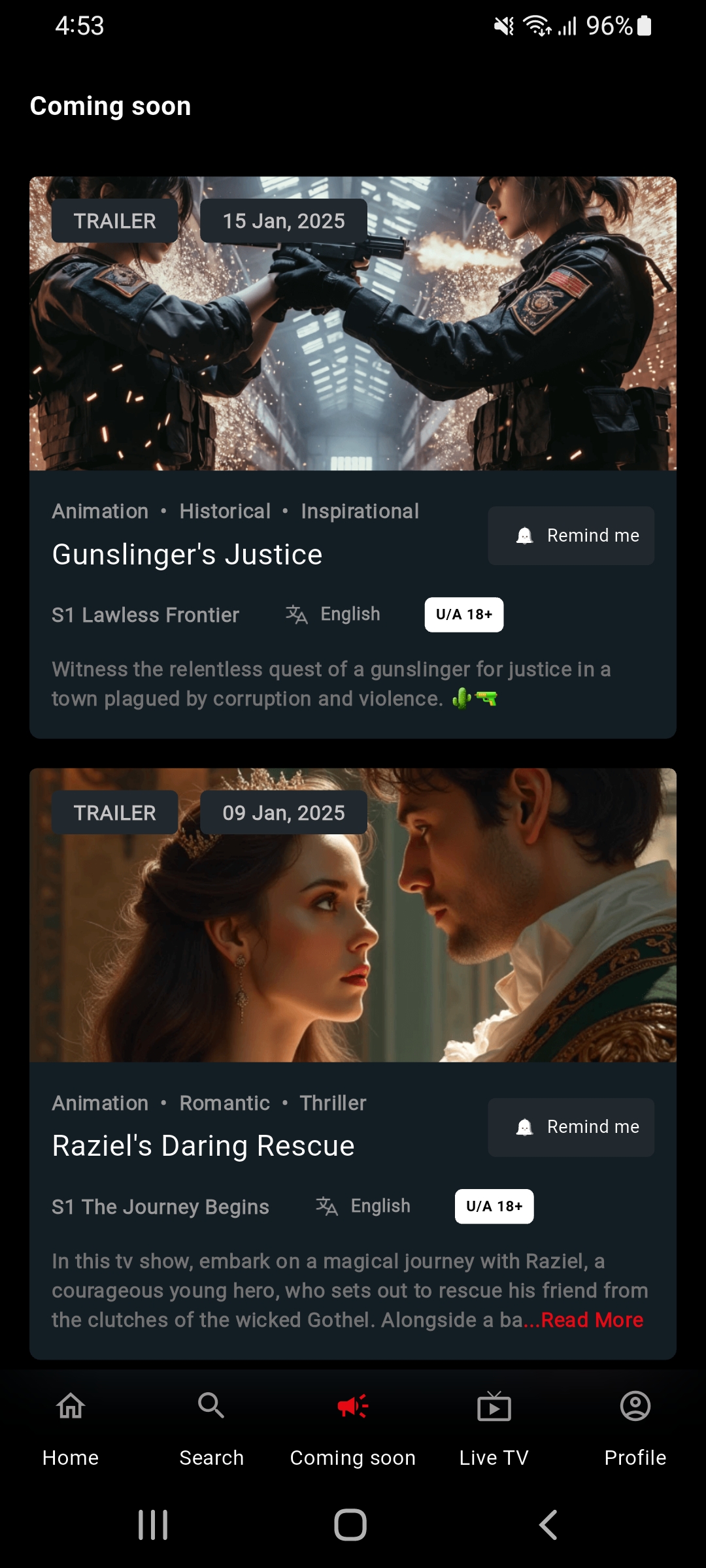 Streamit - OTT Streaming Flutter App (Add-on) by iqonicdesign | CodeCanyon