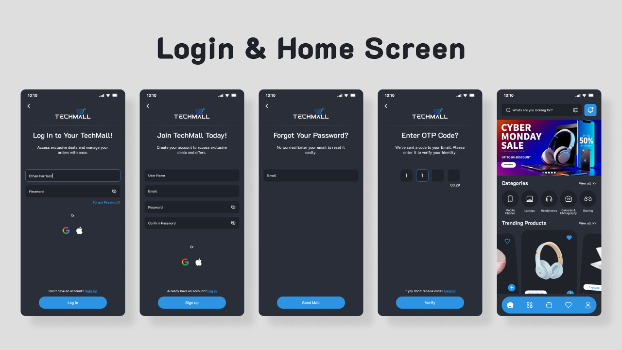 TechMall - Electronics eCommerce Store Flutter Mobile App Template | Android & iOS UI Kit by ...