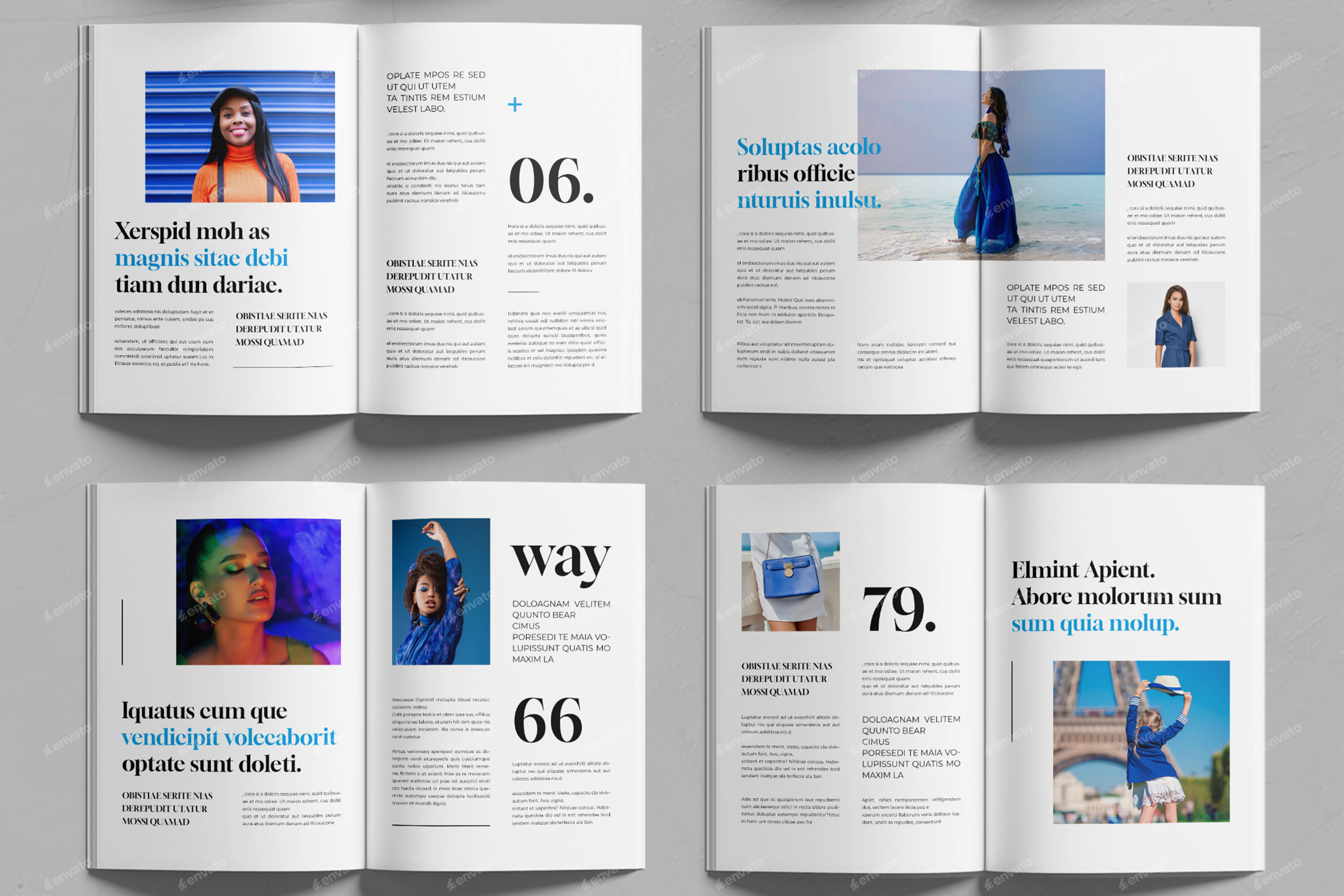 Minimalist Magazine Design, Print Templates | GraphicRiver