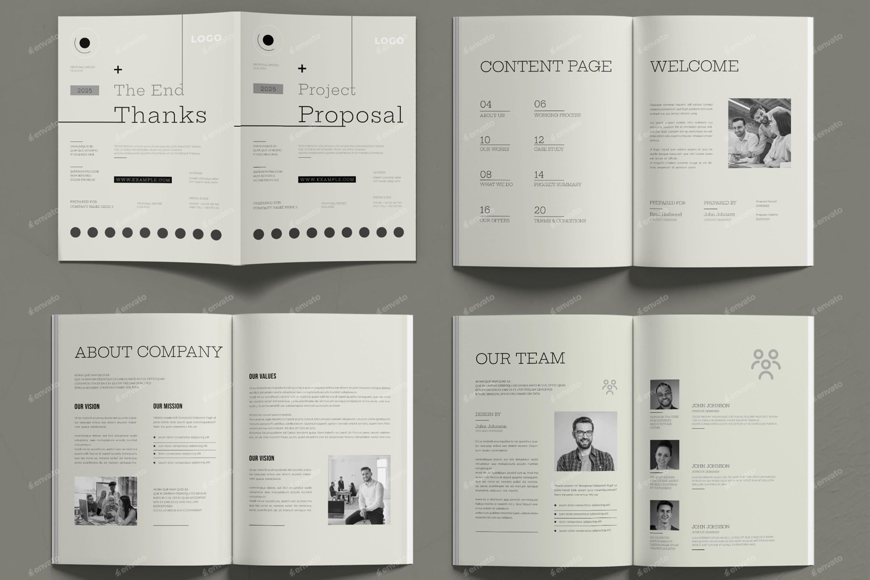 Modern Business Proposal Template, Print Templates | GraphicRiver