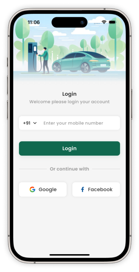 EV Charging Station App | Electric Vehicle Charging Spot App | Flutter ...