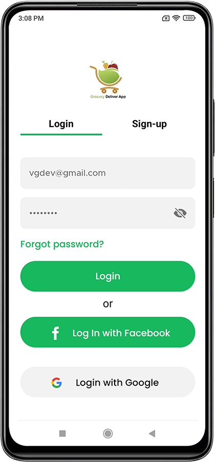 Grocery App - Grocery Delivery App React Native iOS/Android App ...