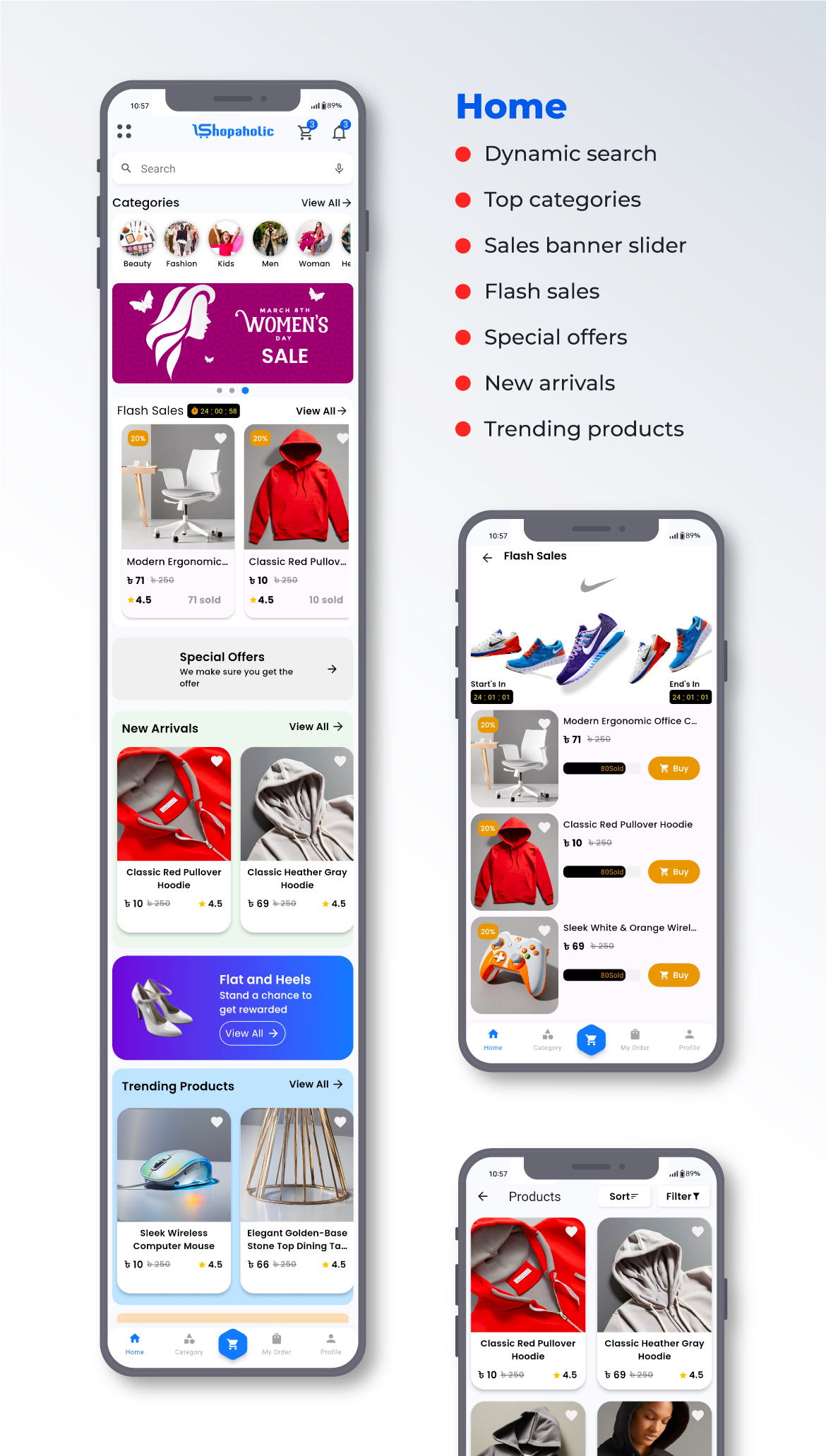 Shopaholic: Complete eCommerce System– Android & iOS Apps with Web ...