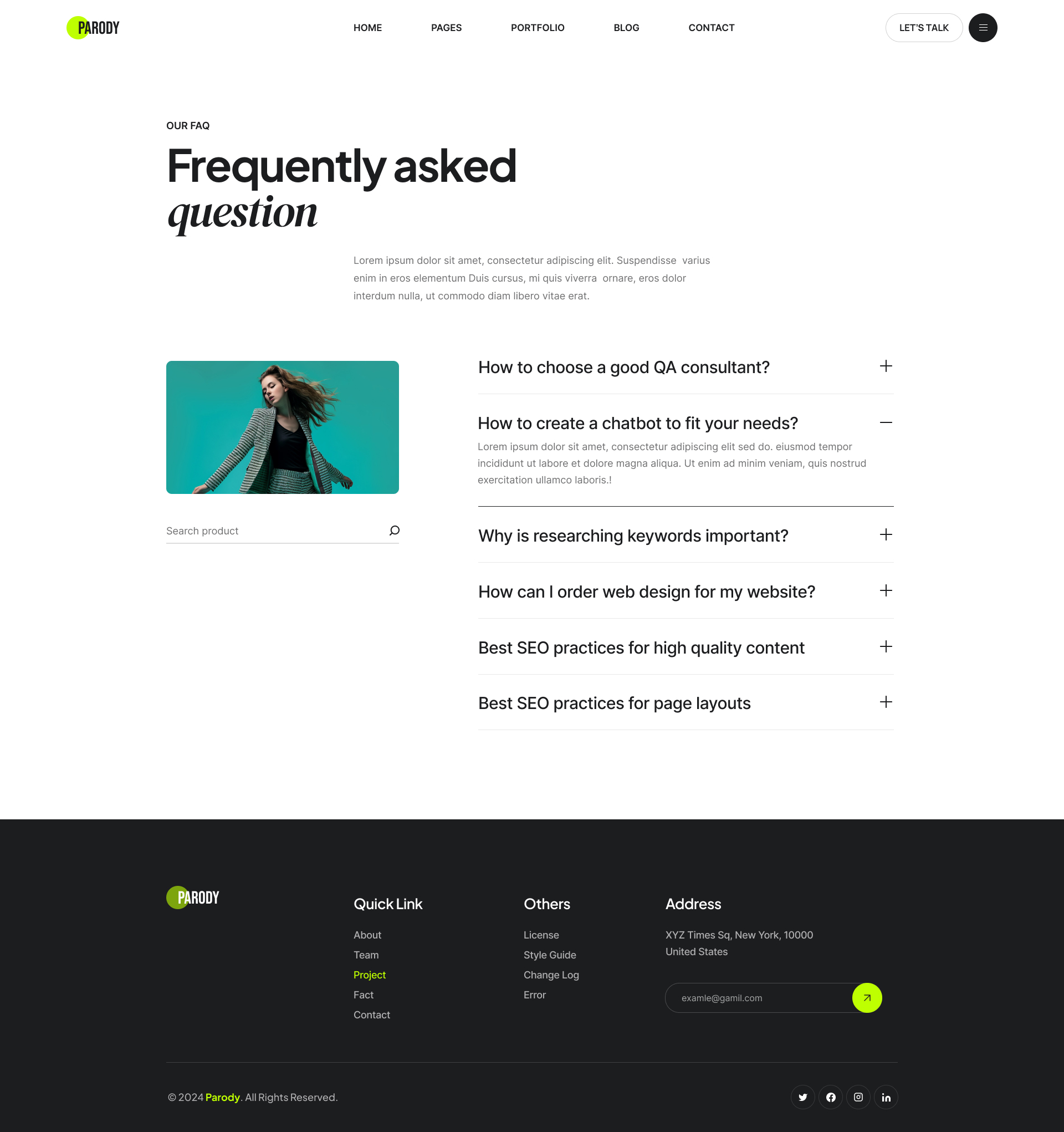 Parody - Digital Agency Portfolio Figma Template by ThemeDox | ThemeForest